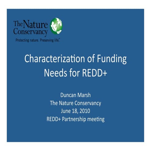 Duncan marsh redd_partnership_18_june_2011 | PDF | Environment | Science