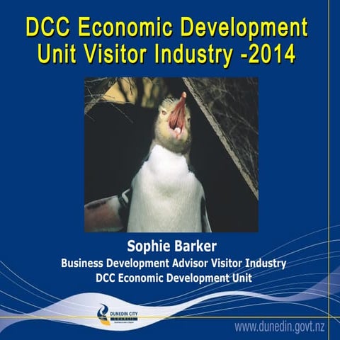 Economic Development Unit and Dunedin Events 2014 - the year ahead ...
