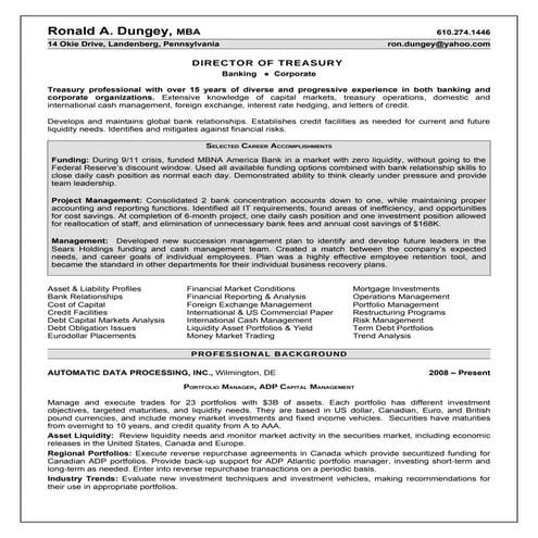 Dungey ronald master_resume_july_2009 | DOC