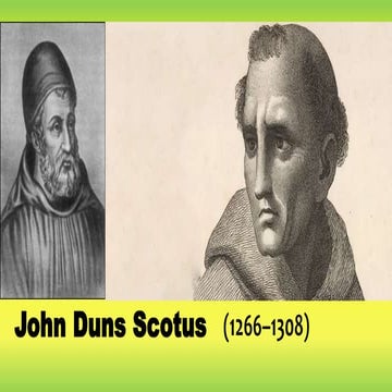 John Dun Scotus | PPTX