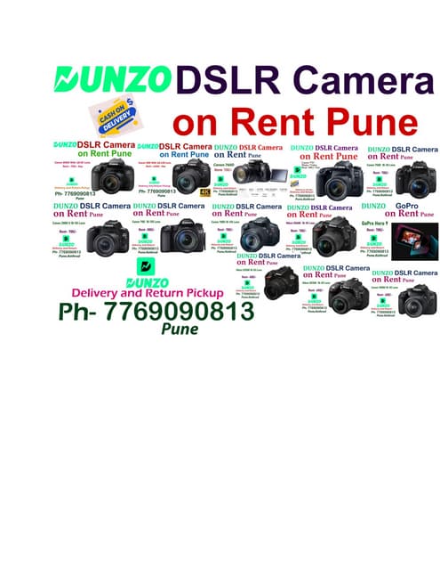 Canon 1500 d dslr camera on rent pune | PDF