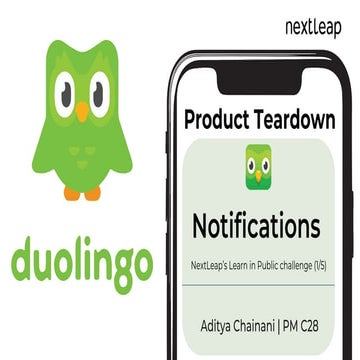 Duolingo App Notification Technology Breakdown | PDF