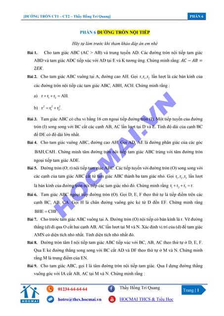 Duong tron bttl phan 5 ct1, ct2 | PDF