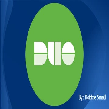 Duo presentation | PDF