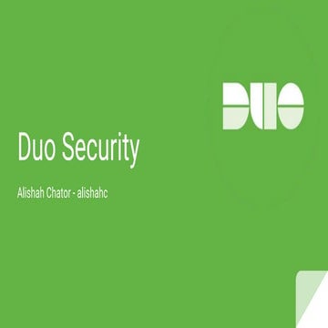 Duo security (1) | PPTX
