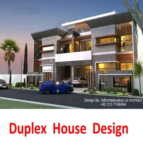 Duplex House Design - Dwelling house Images - Multi Family Homes.pdf