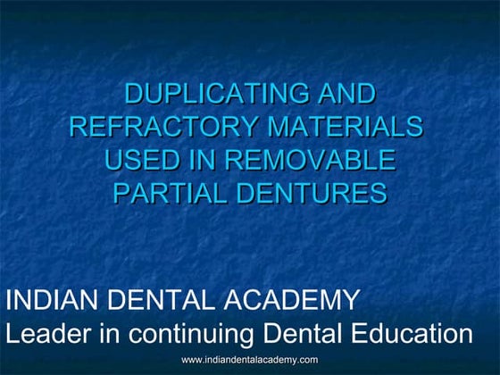 Dental Classification for Removable Partial Denture | PPT