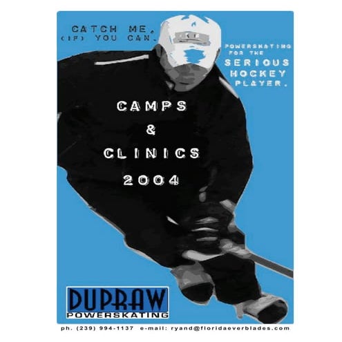 Design - Ice Hockey Clinic Brochure | PDF