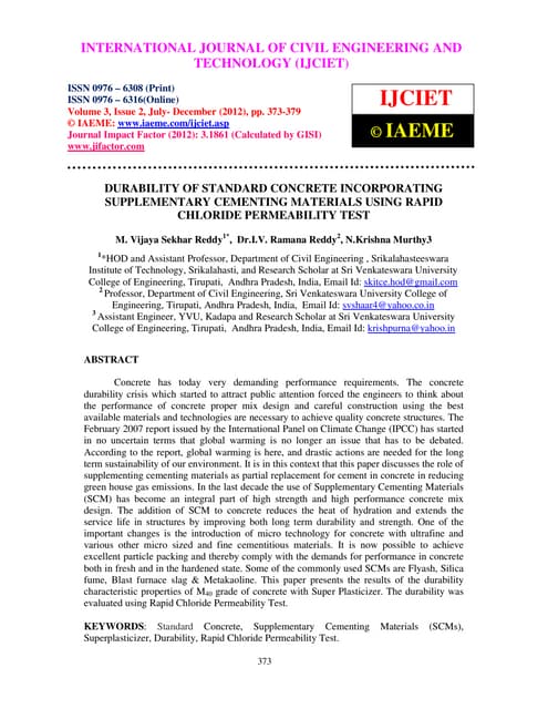 semi destructive tests on concrete _Imran_bk | PDF