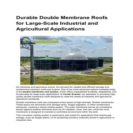 Durable Double Membrane Roofs for Large-Scale Industrial and Agricultural Applications.docx