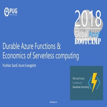Durable Azure Functions Ppt