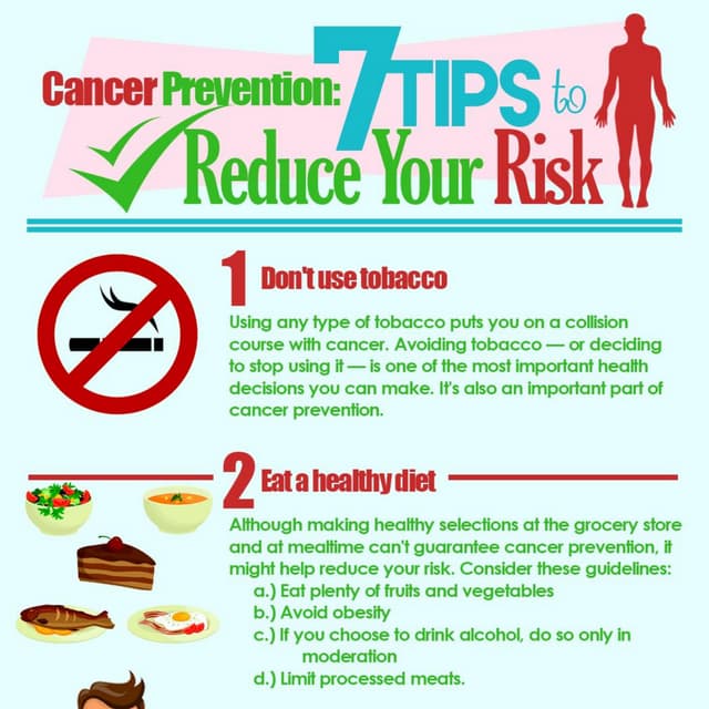 Cancer Prevention: 7 Tips to Reduce Your Risk | PDF