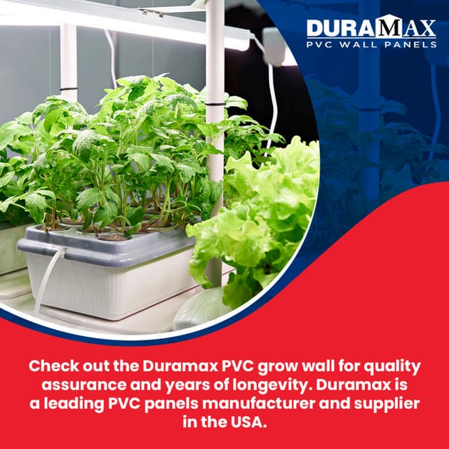Duramax grow room wall material is made from virgin vinyl | PDF