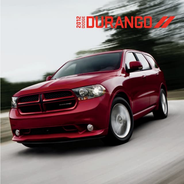 2012 Dodge Durango | PDF