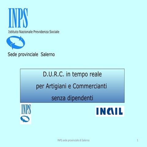 Durc tempo reale 7 | PPT