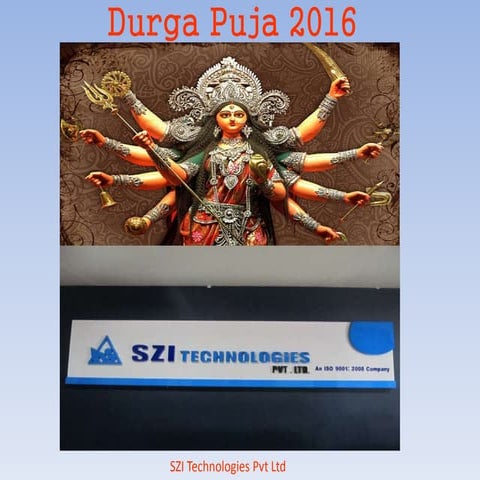 Durga puja 2016 at SZI Technologies Office | PPT
