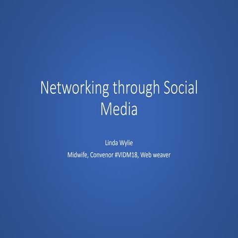 Networking and Social Media | PPTX