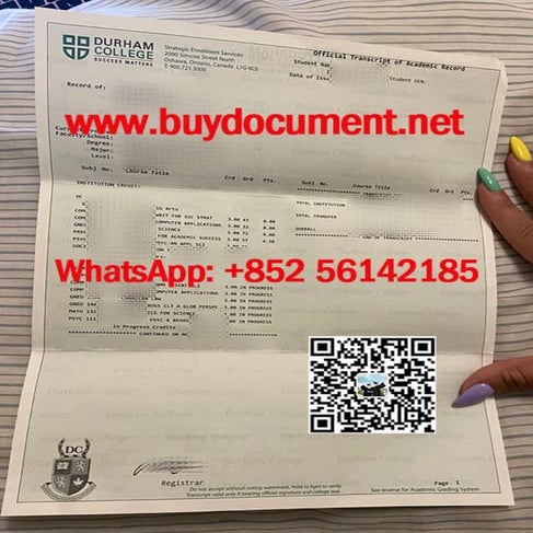 Durham College transcript | PDF