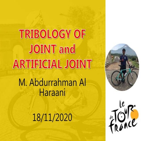DUR Joint and Artificial Joint Tribology.pptx