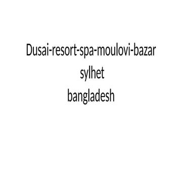 Resort case study | PDF