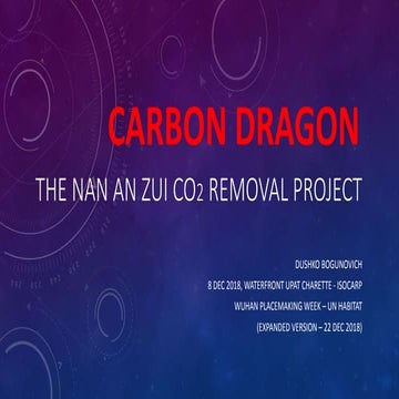 Carbon Dragon (Wuhan, 2018) | PPTX