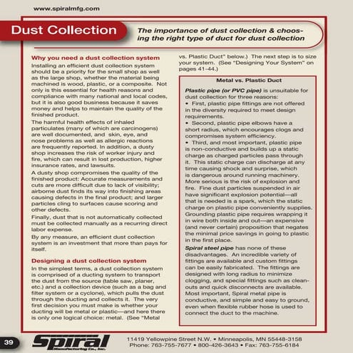 Dust Collection | PDF