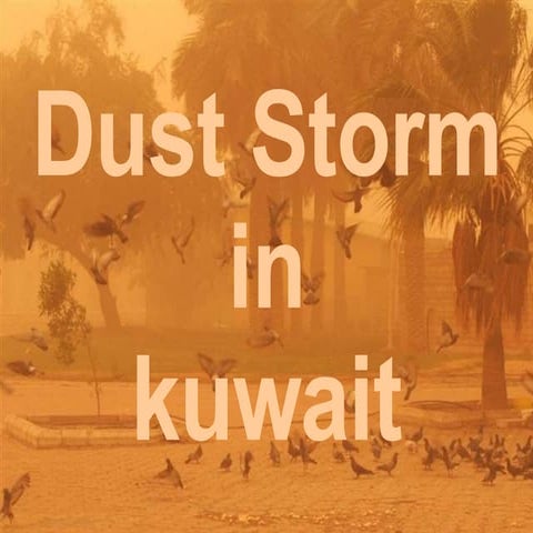 Dust Storm In Kuwait | PPT