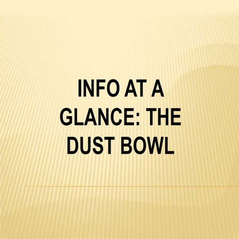 Dust bowl | PPT