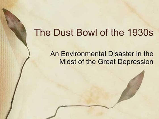 The Dust Bowl | PPT