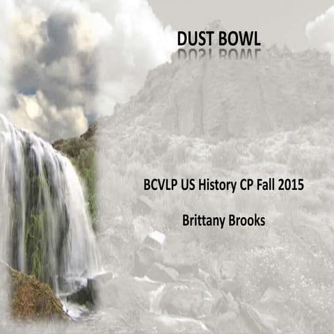 The Dust Bowl dirty30s | PDF