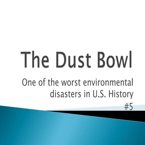 Dust bowl 4 | PPTX | Weather | Science