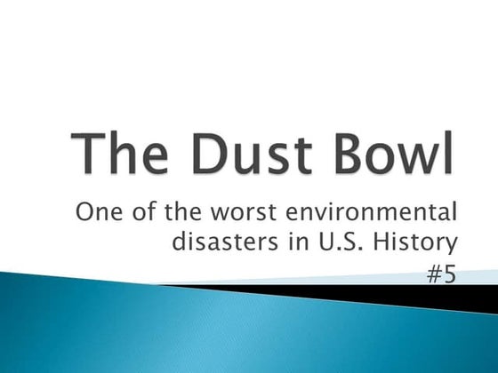 Dust bowl | PPT