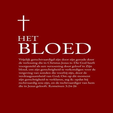 Dutch - The Blood of Jesus Christ.pdf