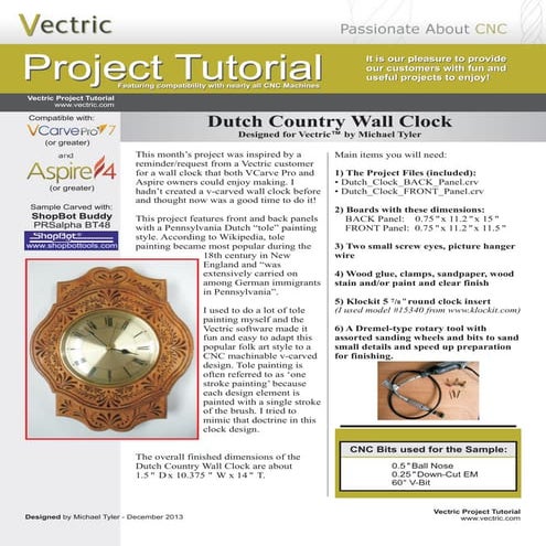 Dutch country clock | PDF