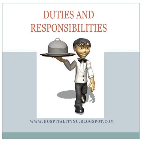 Duties and responsibilities | PPTX