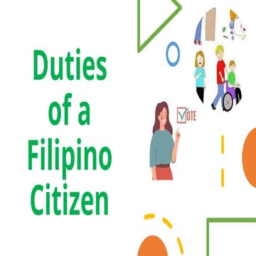 Rights and Responsibilities of a Filipino | PPTX