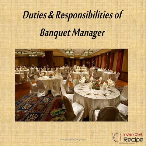 Banquet – functions – types – services mba ttm.pptx