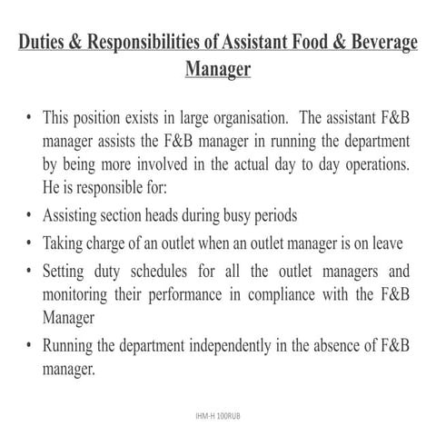 Duties & responsiblities of staff part 1 .ppt