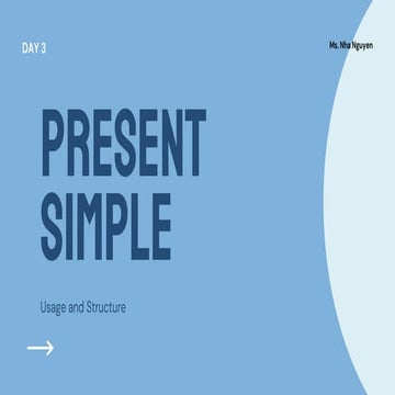 PRESENT SIMPLE TENSE FOR BEGINNERS .pptx
