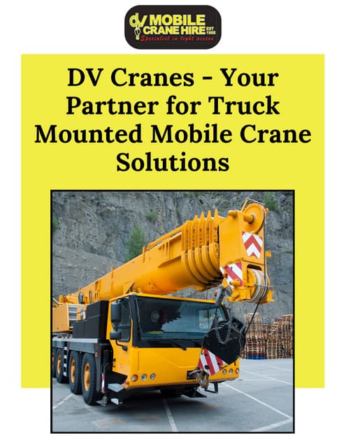 Lorry Crane | PDF
