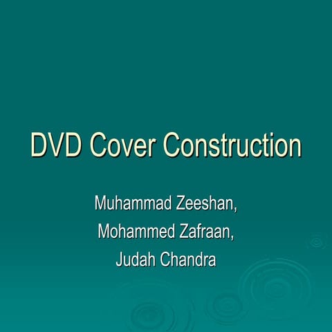 Media dvd cover analysis | PPTX