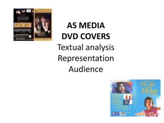Media dvd cover analysis | PPTX | Desktop Publishing | Computer ...
