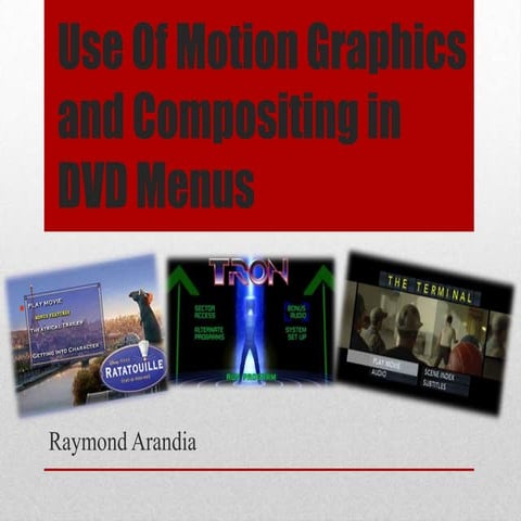 Dvd menu presentation | PPT