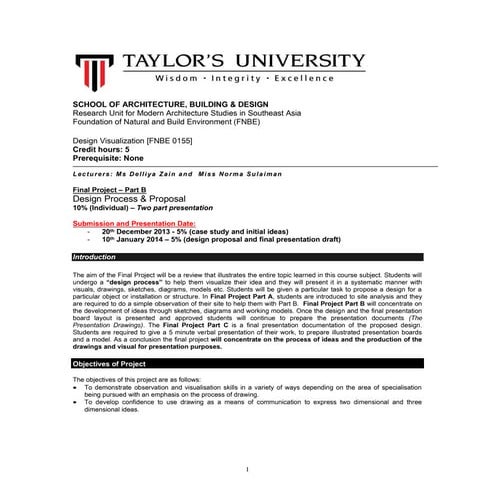 Dv final project p b | PDF