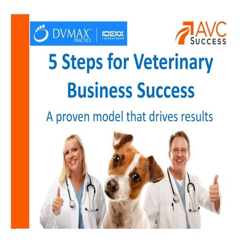 5 Steps for Veterinary Business Success - DVMAX Users | PPT