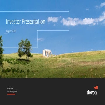 Dvn aug-2018-investor-presentation | PDF
