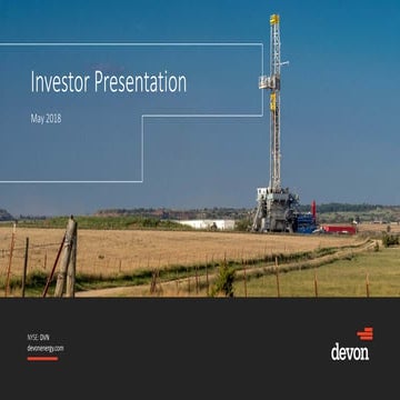 Dvn may-2018-investor-presentation | PPT