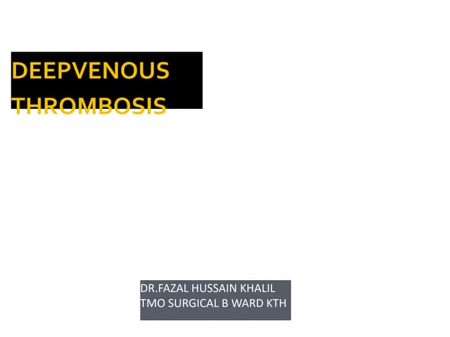 Homan’s Sign for DVT.pptx