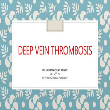 Homan’s Sign for DVT.pptx