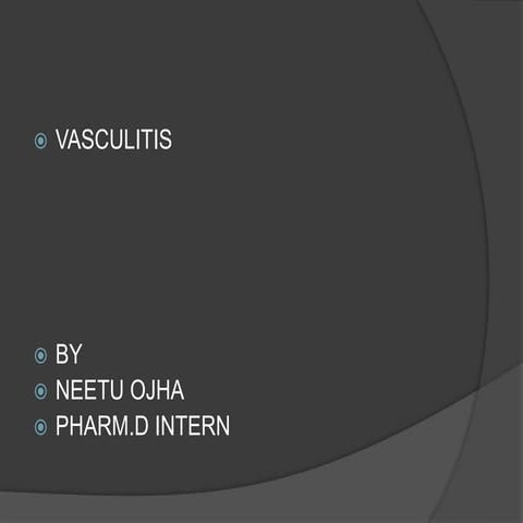 Vasculitis Case Presentation Pptx